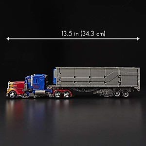 Transformers Toys Studio Series 44 Leader Class Dark of The Moon Movie Optimus Prime Action Figure - Kids Ages 8 & Up, 8.5"