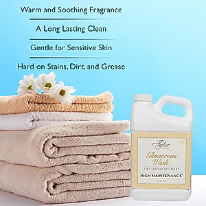 Tyler Glamorous Wash High Maintenance Fine Laundry Detergent with Stain Remover Pen and Dryer Sachets - Liquid Detergent Designed for Clothing - Hand & Machine - 32oz (High Maintenance)