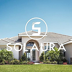 SOLAURA 6'x4' Outdoor Vented Storage Shed Garden Backyard Tool Steel Cabin (White)