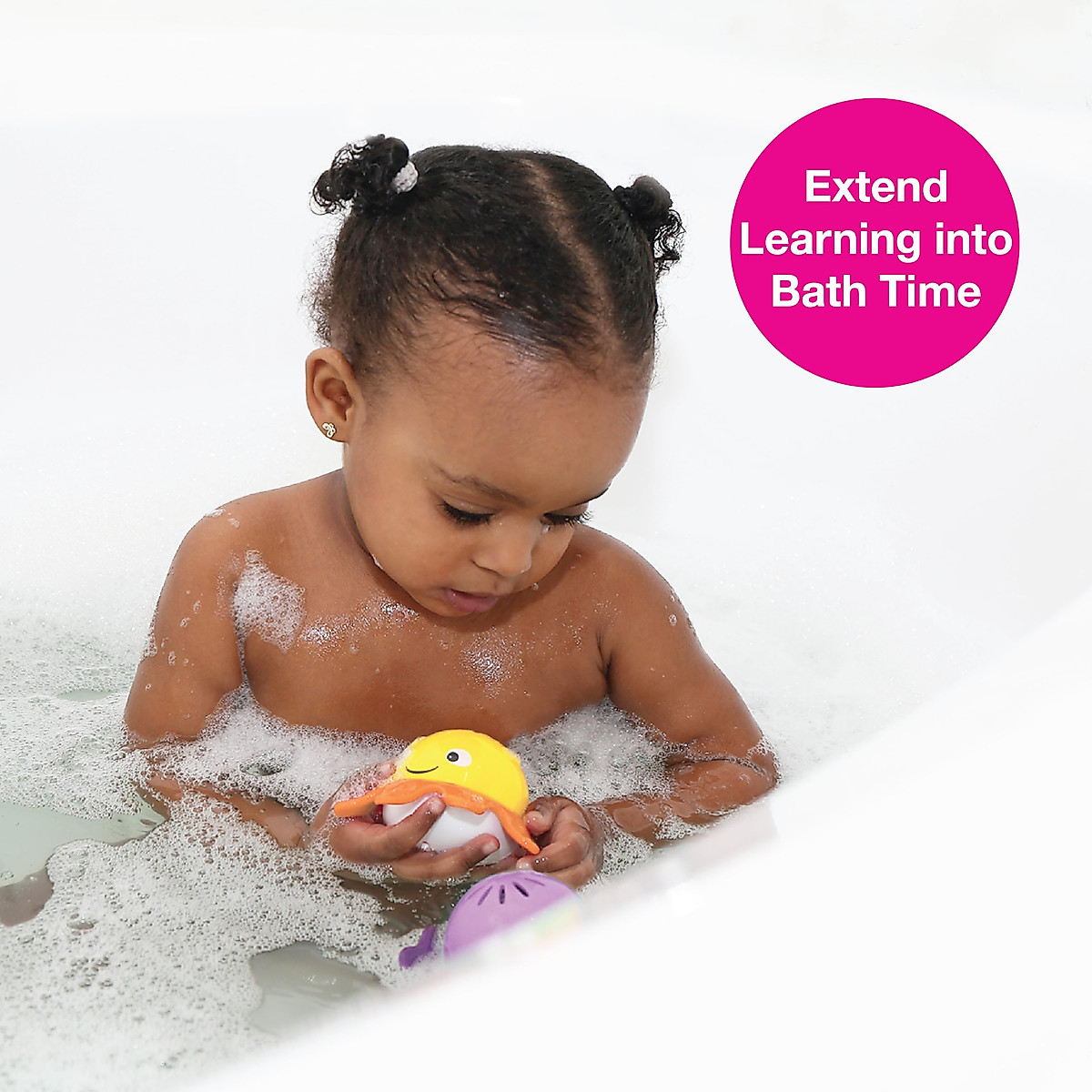 Edushape Bath Pals 3 Pack Toddler Bath Tub Bathtime Pool Water Toys for 18 Months Above
