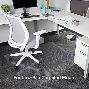 Staples 1690446 Chairmat for Low Pile Carpets 36X48 No Lip