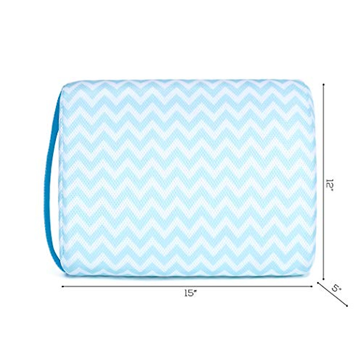 Hot Tub Booster Seat for Adults - Weighted Pillow for Bathtub, Shower, Jacuzzi & Spa - Washable Cushion for Outdoor Hot Tub - Must Have Inflatable Accessory