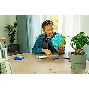 Ravensburger Children's World Globe 180 Piece 3D Jigsaw Puzzle | Easy Click Technology | Displayable Art | Perfect for Kids and Adults | 10.5 in Diameter