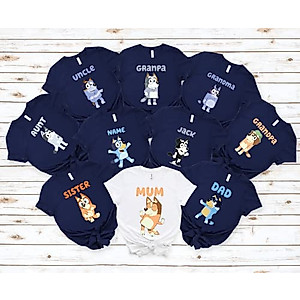 Personalized Family Birthday Shirt, Family Matching Birthday Shirt, Birthday T-Shirts Toddler to Big Kid Black