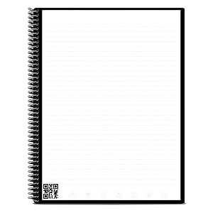 Rocketbook Core Smart Notebook, Medium/College Rule, Gray Cover, (16) 11 x 8.5 Sheets