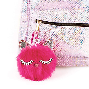 Make It Real DIY Cuddle Mob Kit - Create 4 Adorable Pom Pom Characters with 36 Pieces - All-in-One Arts & Crafts Set for Tweens & Girls - Fun, Skill-Building Craft for Kids Ages 8+ Creative Gift