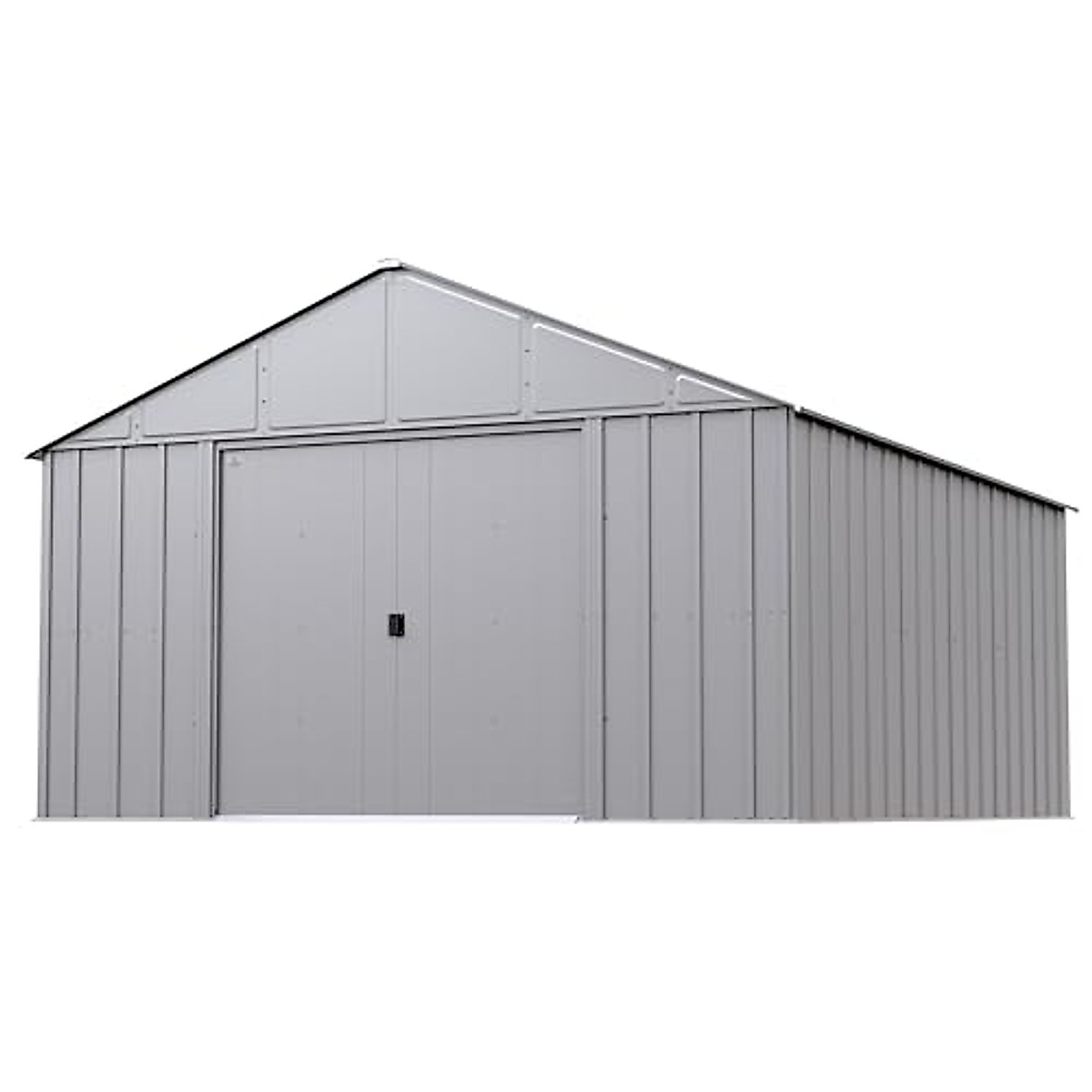 Arrow Classic Metal Shed, 12 x 14, Flute Grey