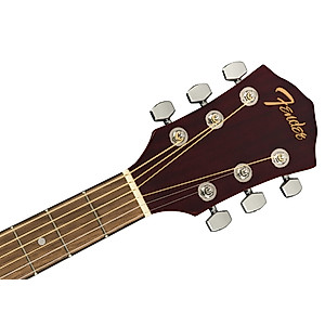 Fender FA-125CE Dreadnought Acoustic Electric Guitar, with 2-Year Warranty, Natural