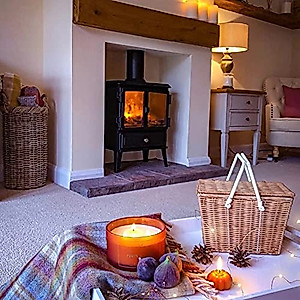 Cute Summer Bell Piki Basket Natural Vintage Rattan Woven Portable Picnic Basket Multifunctional Storage Box