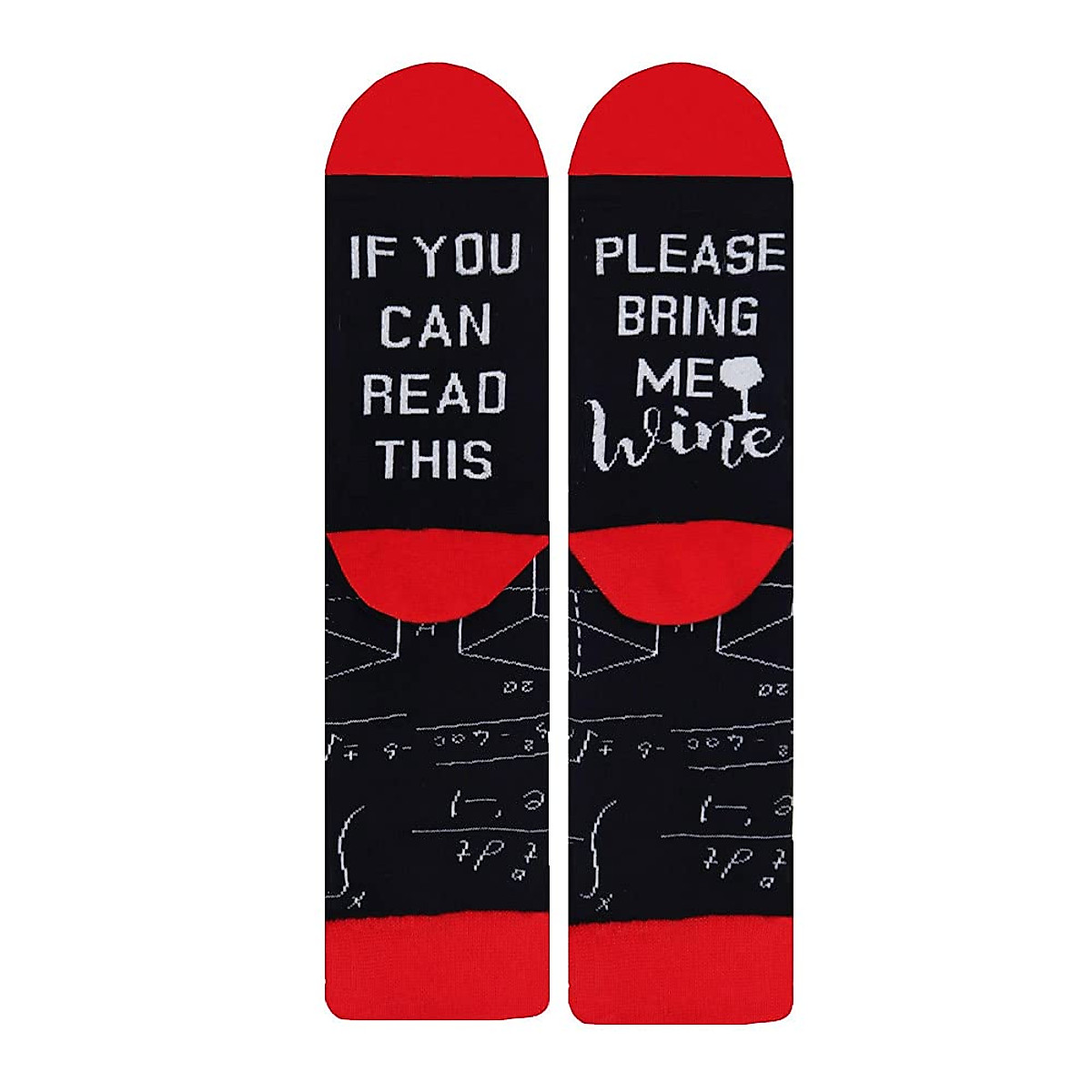 Valentines Day Gifts for Math Teacher, Math Teacher Funny Wine Glass Gift Set, Math Teacher Must Haves