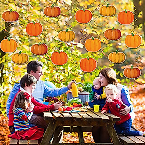 36 Pieces Fall Pumpkin Hanging Swirls Pumpkin Swirls Decorations Fall Thanksgiving Ceiling Hanging Decorations for Home Autumn Thanksgiving Harvest Decor Party Supplies