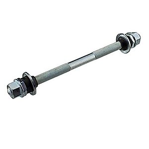 Fenix Bike Rear Hub Axle 3/8" x 175 mm long, Various Colors (Chrome)