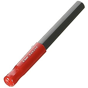 Pilot Kakuno Fountain Pen of Biginners, Fine Nib, Red Body (FKA-1SR-RF)