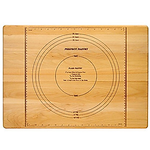 Catskill Craftsmen Reversible Perfect Pastry Board, 22" x 16" x 3/4"
