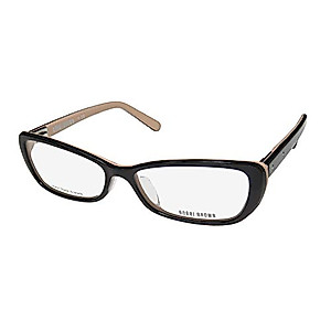 Bobbi Brown The Devin Womens/Ladies Cat Eye Full-rim Spring Hinges Authentic Eyeglasses/Eye Glasses (54-15-135, Black Nude)