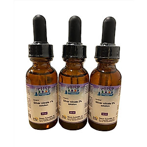 Silver Nitrate Solution 2% / 30mL / Fast Ship