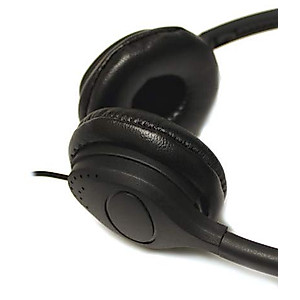 Soundnetic SN313 Classroom Over The Head Stereo Headphones with Leatherette Earpads, Black, Count of 25, Pack of 1