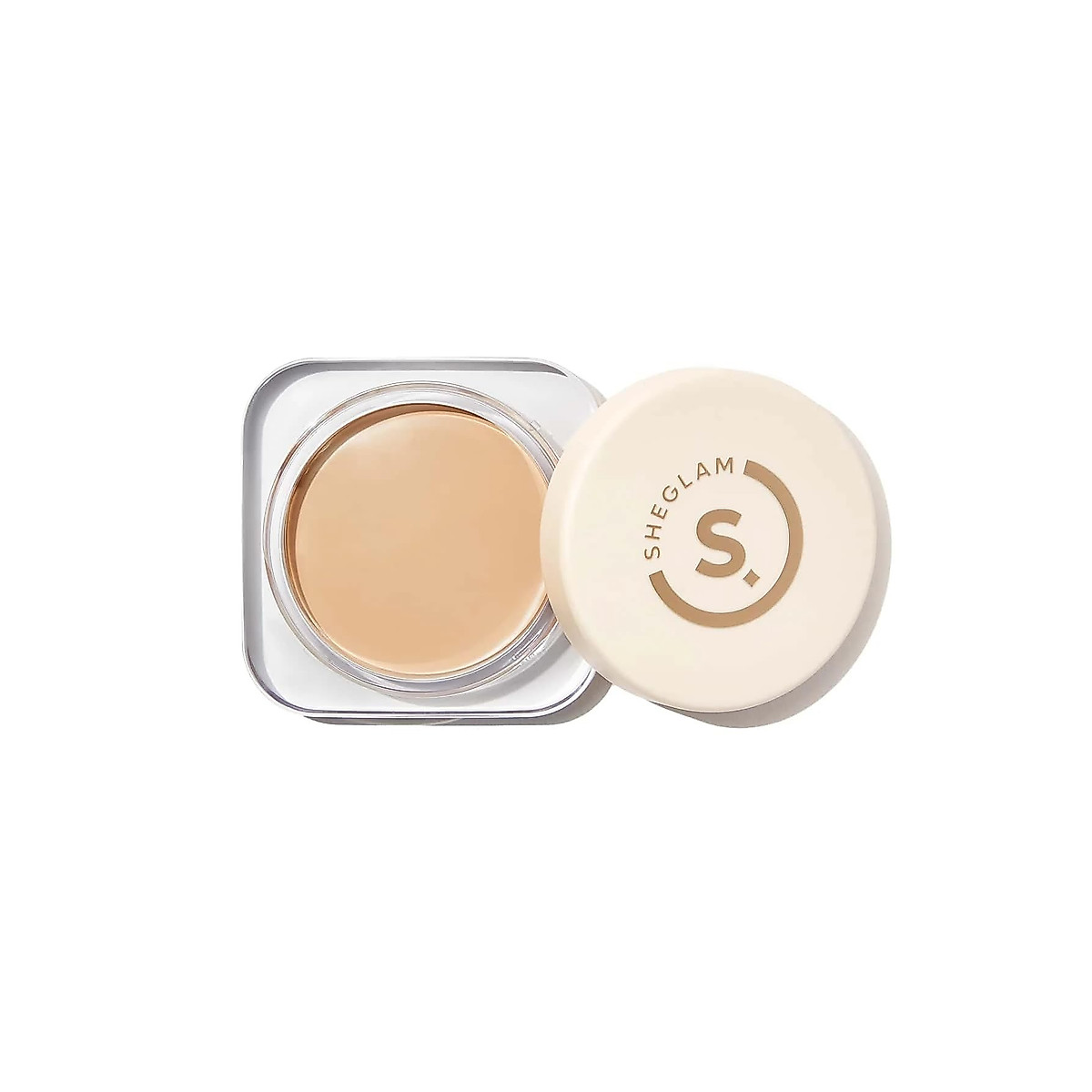 SHEGLAM Hydrating Cream Full Coverage Foundation Balm Long Lasting Concealer Face Foundation for Dry Skin - Shell