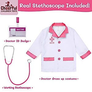 Cheerful Children Toys Doctor Costume For Kids Doctor Costume - Kids Lab Coat - Career Day Costume For Kids - Kids Doctor Coat
