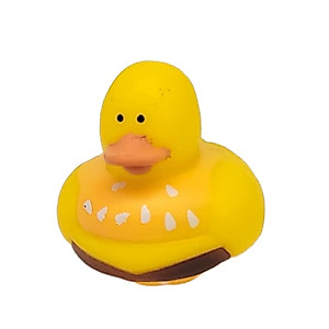 Cool Rubber Ducks (2") Standard Size. (12 Pack) Cute Duck Bath Tub Pool Toys. (Fast Food Rubber Duckies)