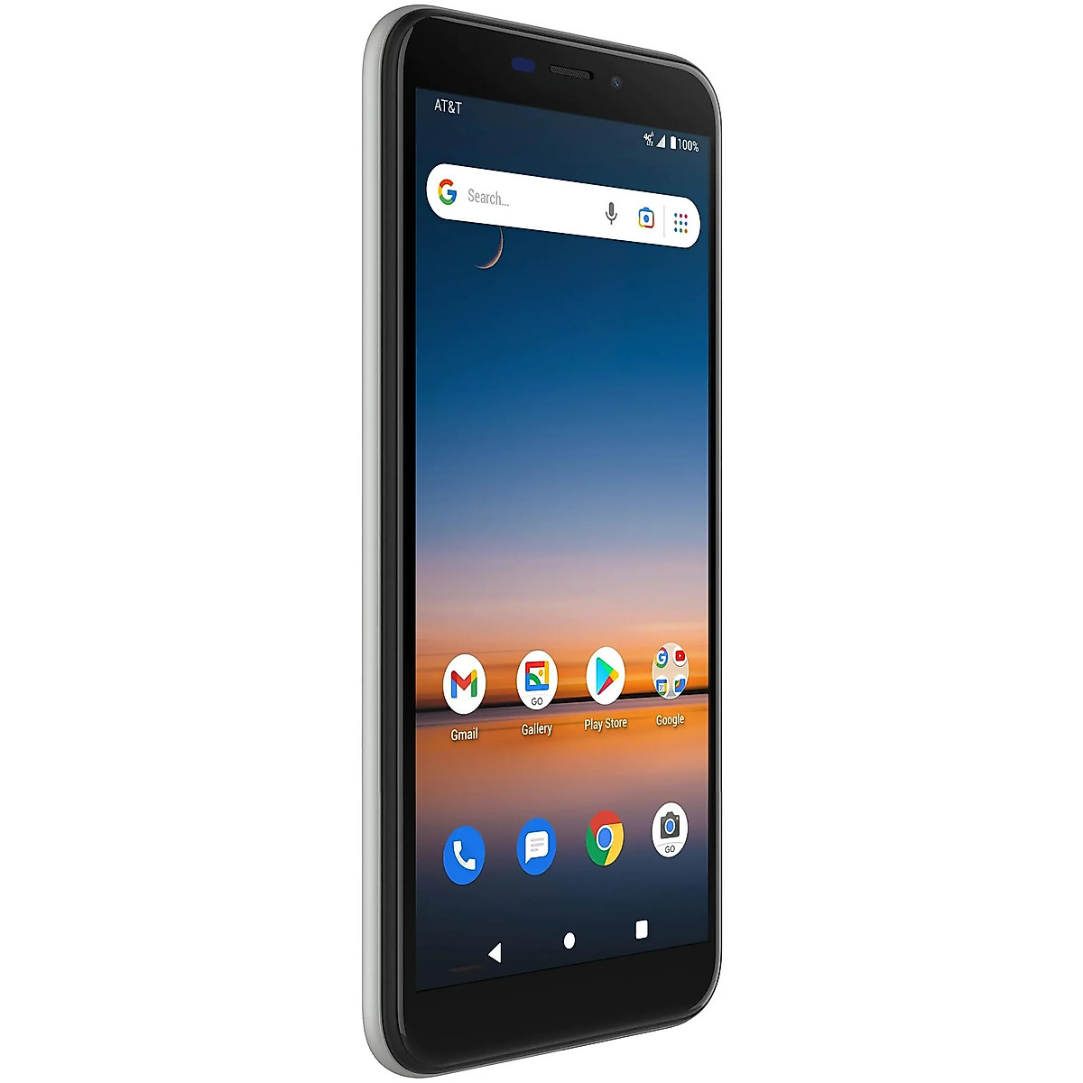 AT&T Calypso 2 32GB, Satin Silver - 4G LTE 115170 Prepaid Smartphone - Carrier Locked to