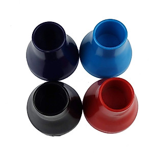 Zelerdo 4 Pack Golf Ball Retriever Putter Picker Grip Pick Up Tool, 4 Colors