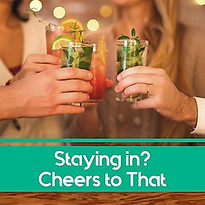 Mixology Cocktail Shaker Set Drink Mixer, 8-Piece Portable Bartender Kit with 24oz Martini Shaker Barware Tool Set, 2 Pourers, Muddler, Jigger, Mixing Spoon, Velvet Bag, Built-in Strainer (Silver)