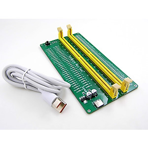 Nice DDR4 Desktop PC Server Memory RAM Module and Computer Motherboard RAM Slot Easy Test Quick Diagnostic Analyzer LED Tester Card Complete Set Solution Kit 288 Pin All Speed Voltage ECC and nonECC