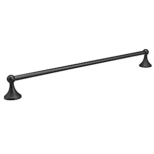 Amazon Basics AB-BR840-FB Towel Bar-Standard, 24-Inch, Flat Black