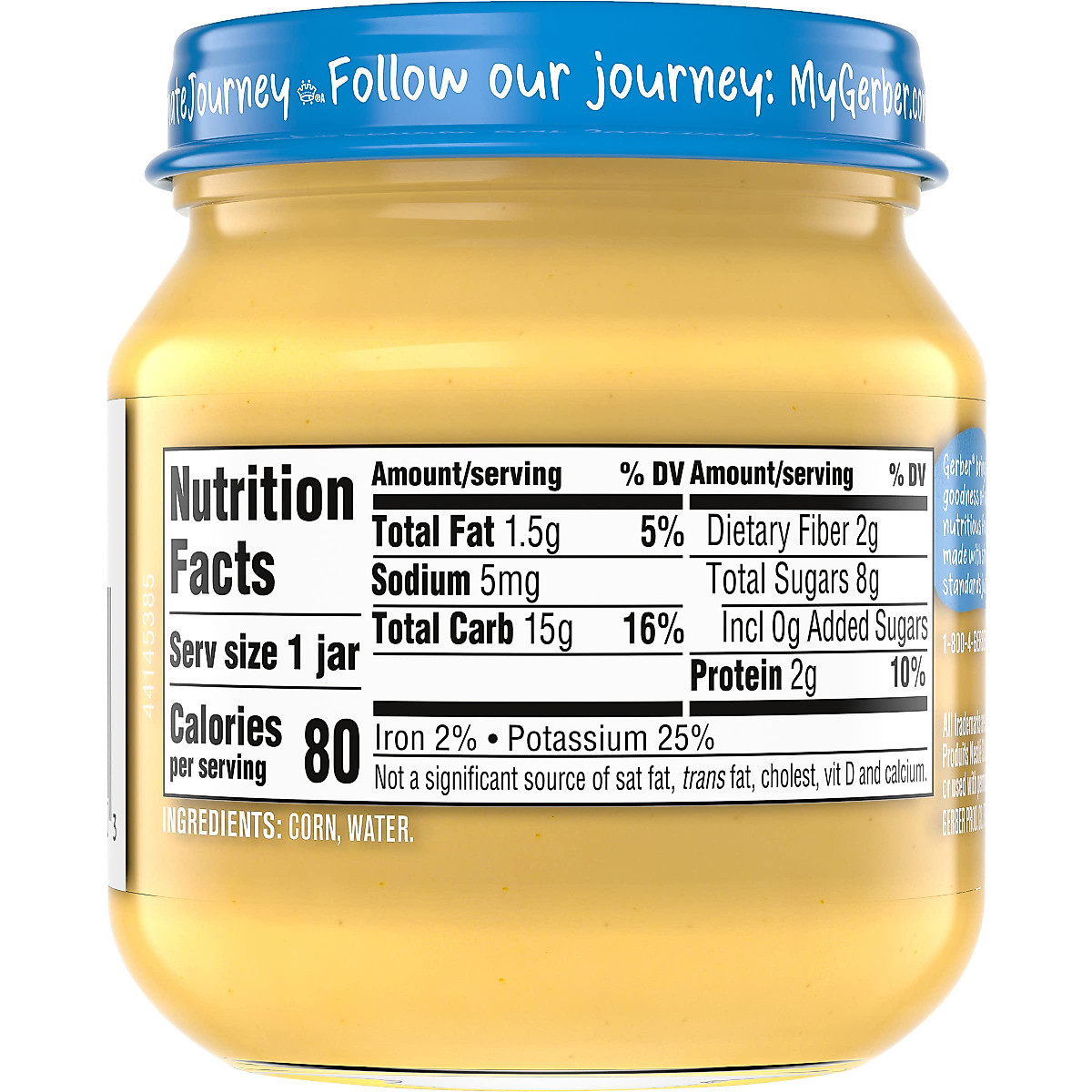 Gerber Natural for Baby 1st Foods Baby Food Jar (Corn)
