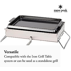 Snow Peak - Iron Grill Table BBQ Box - Large
