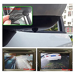 WANSHIDA QiQi Shop 360 Degree Waterproof HD Car Rear View Reverse Night Vision Back Parking Camera High Definition 24mm X 22mm