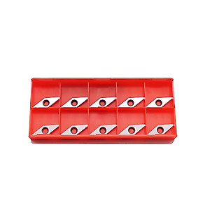 28mm Diamond Tungsten Carbide Replacement Cutter Inserts Planer Knives with Radius Point fit for DIY Wood Lathe Turning Detailer Tools Kit or Woodworking Machine Tools Accessories10pcs