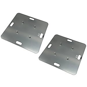 Two (2) Cedarslink 26"x26" Base Plates for 12"x12" Box Truss (11.42") With 2" Diameter Tubing Fits All Major Name Brands