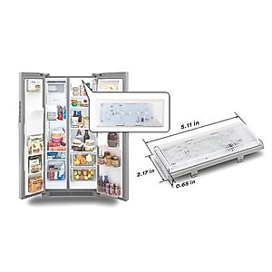 W10515058, WPW10515058 LED Light Compatible with WRS342FIAW02 Refrigerator