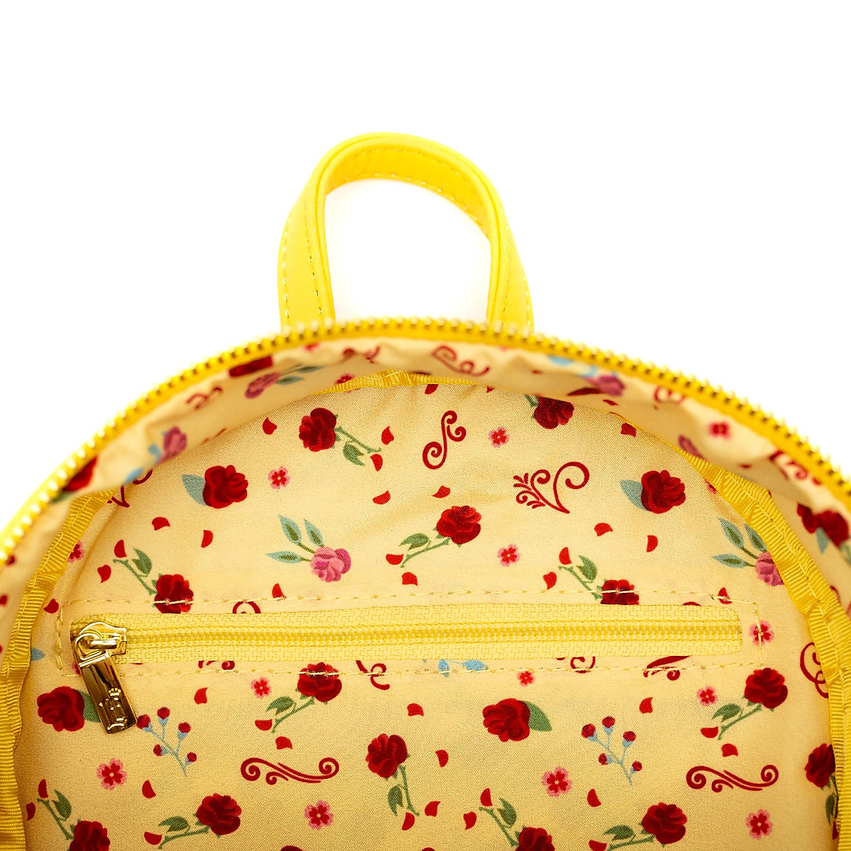 Loungefly Disney Beauty and the Beast, Princess Stories Series Belle Mini Backpack, Ballroom