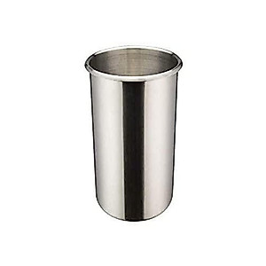 Winco 6 Quart Heavy-Duty Stainless Steel Bain Marie, NSF Listed