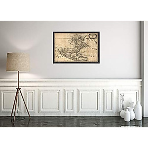 1650 Map| North America| Amerique septentrionale Map Size: 16 inches x 24 inches
