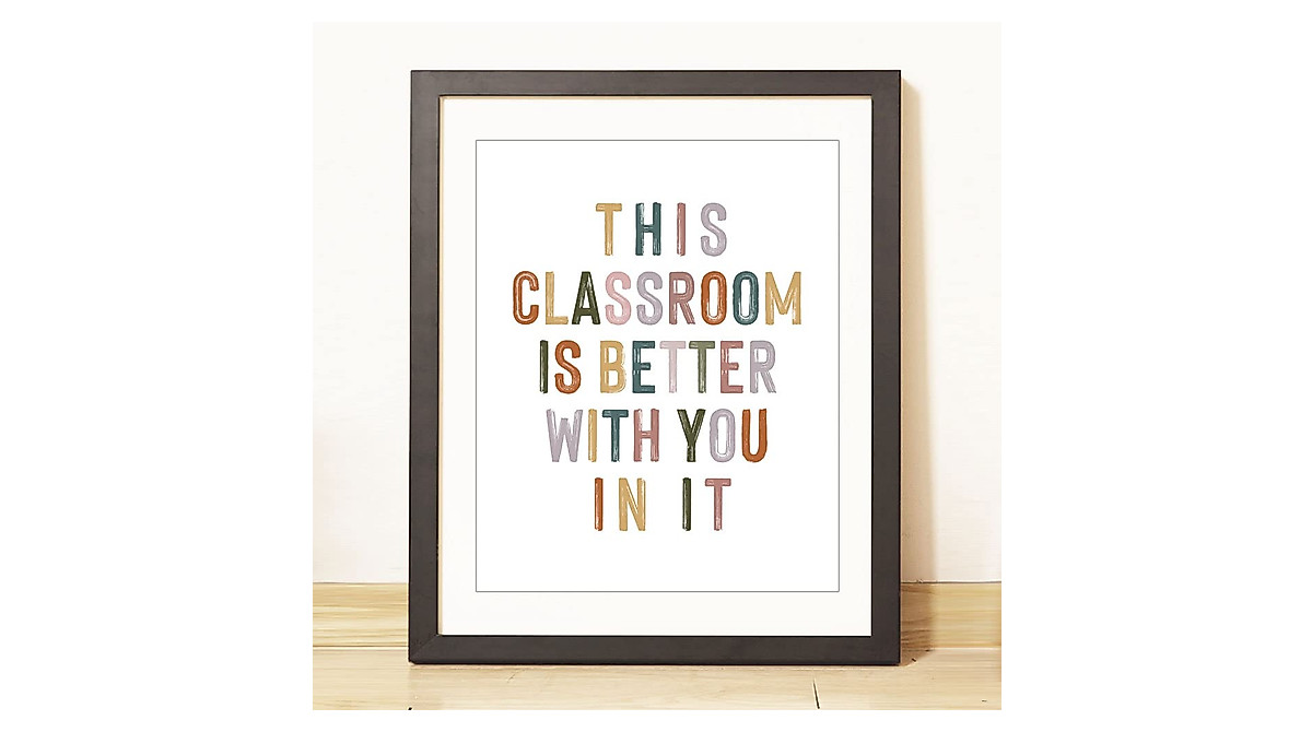Positive Motivational Wall Decor for Classrooms