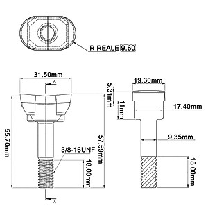 Aftermarket 16 Pack Stump Grinder Teeth Compatible with Yellow Jacket Stump Grinder Teeth