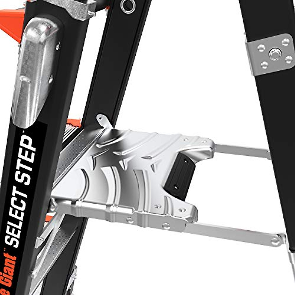 Little Giant Ladders, Select Step, 5-8 foot, Stepladder, Fiberglass, Type 1AA, 375 lbs weight rating, (15130-001)