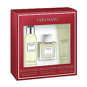 Vera Wang Embrace Green Tea 3-Piece Gift Set with 1-Ounce Eau de Parfum, 4-Ounce Body Mist, and 2.5-Ounce Body Lotion, Total Retail Value $44.00
