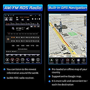 LinksWell Gen IV 12.1 Inch Car Stereo for Chevrolet Silverado and Sierra 2014 to 2019 T Style Android Radio Replacement Head Unit Multimedia Player Touchscreen GPS Navigation Bluetooth