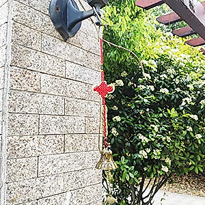 Feng Shui Bell for Wealth and Safe, Chinese Decor, Pendant Coins for Success, Protect Peace and Ward Off Evil, Can Be Used as Wind Chimes, Car Interiors, Home Decorations