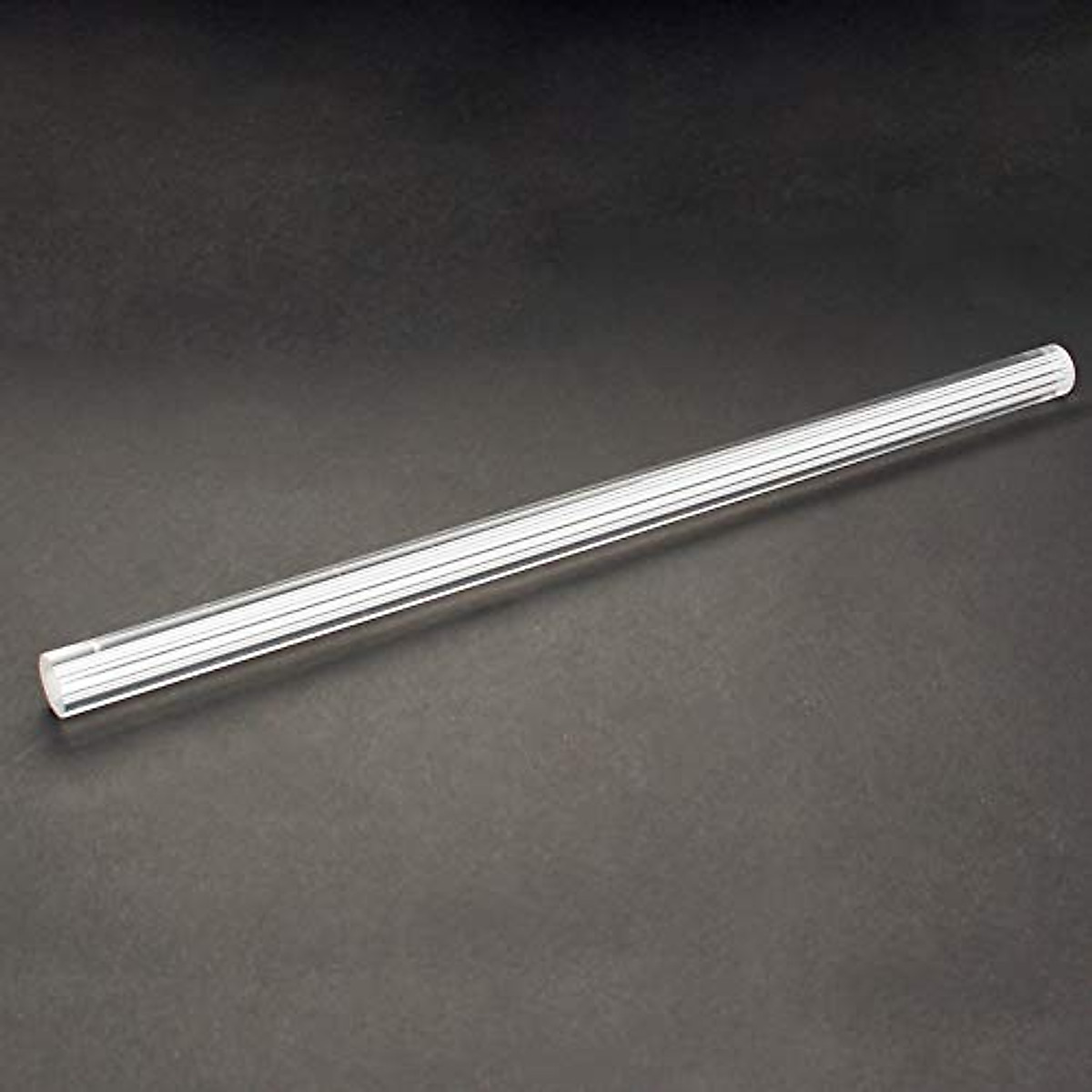 Fielect White Straight Line Acrylic Round Rod Standard Plexiglas Tolerance Lightweight for DIY 12mm Diameter 250mm Height 1Pcs