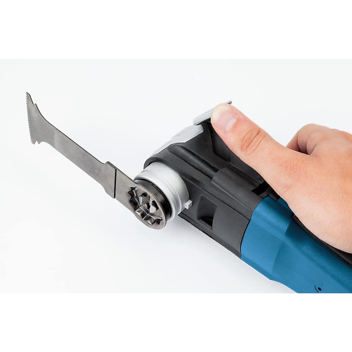 BOSCH OSP134C 1-3/4 In. StarlockPlus Oscillating Multi Tool Metal & More Carbide Extreme Plunge Cut Blade for Heavy-Duty Applications in Cutting Iron Bar, Metal, Wood with Nails, Drywall and Tile