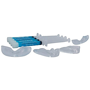 4 Syringes Remineralization Gel with 4 Custom Teeth Trays - Strengthens Teeth Enamel - Reduces Teeth Sensitivity - Remineralizes and Desensitizes Teeth - Great for After Teeth Whitening