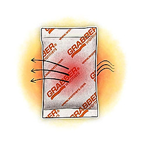 Grabber Hand Warmers - Long Lasting Natural Odorless Air Activated Warmers - Up to 10 Hours of Heat - 40 Pair , 3.5x2"