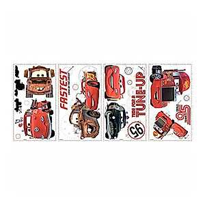 RoomMates RMK2533SCS Disney Pixar Cars Friends to the Finish Peel and Stick Wall Decals