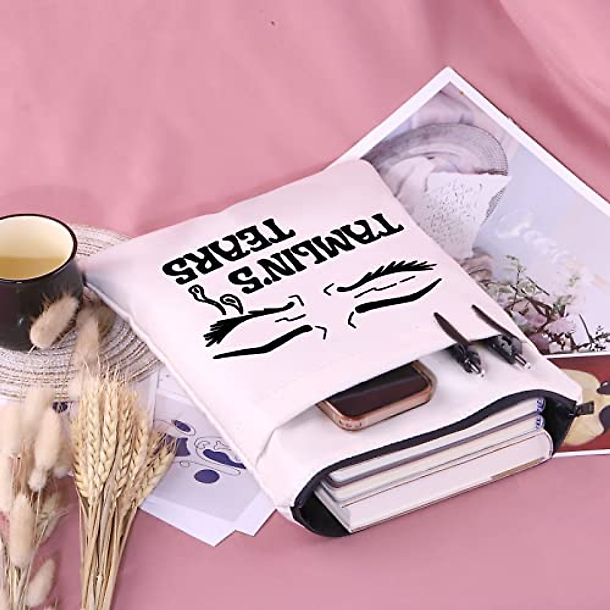 G2TUP Sarah J Maas Gift Tamlin’s Tears Book Sleeve ACOTAR Book Covers A Court of Thorns and Roses Gift Book Lover Gift Acotar Series Fan Zipper Book Protector (T Tears Off W)